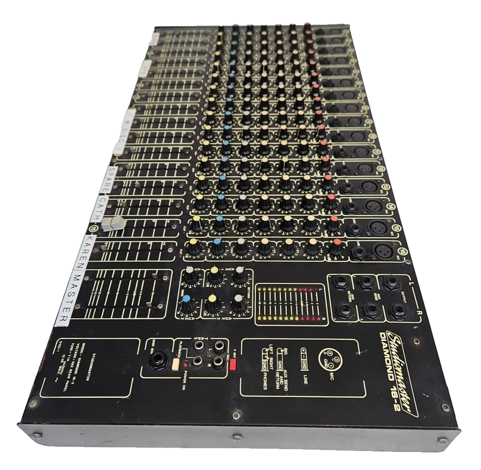 StudioMaster Diamond 16-2 16 channel mixer Tested | eBay UK