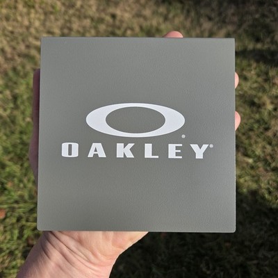 NEW Oakley Store Authentic Promo Retail Display Sign Metal Endcap Y2k ...
