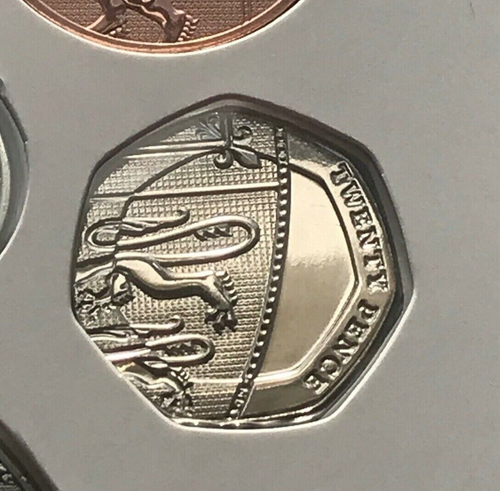~Simply Coins~ 2021 TWENTY 20 PENCE SHIELD COIN BRILLIANT UNCIRCULATED ...