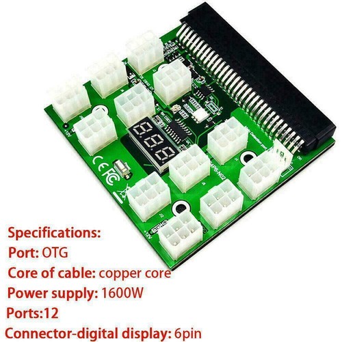 6pin Breakout Board Mining LED Display Replacement For HP PSU GPU ...
