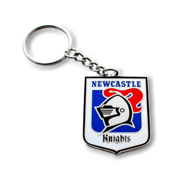 333330 NEWCASTLE KNIGHTS NRL METAL TEAM HERITAGE LOGO KEY RING KEYRING ...