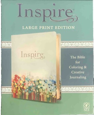 Inspire Large Print Edition NLT. The Bible for Coloring & Creative ...