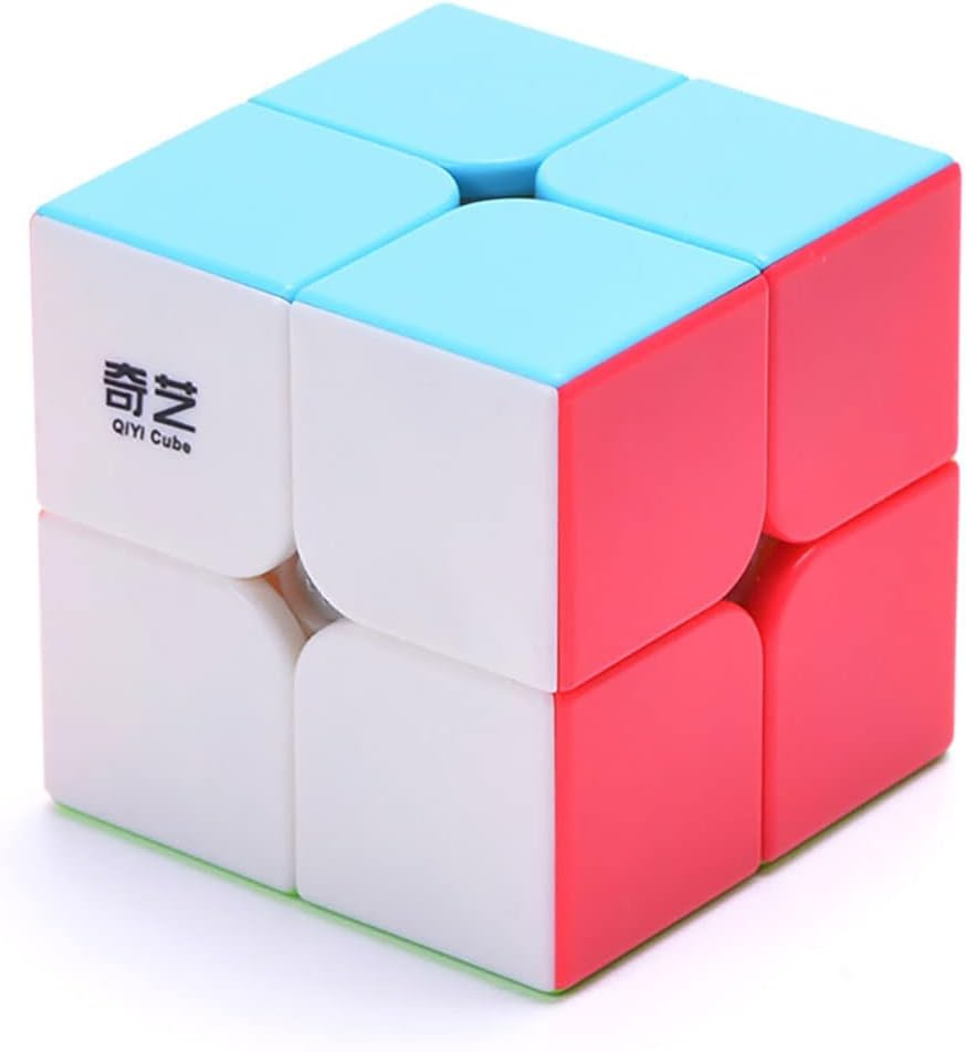 QY Qidi S 2X2 Speed Cube Stickerless Magic Puzzle Cube Educational Toys ...