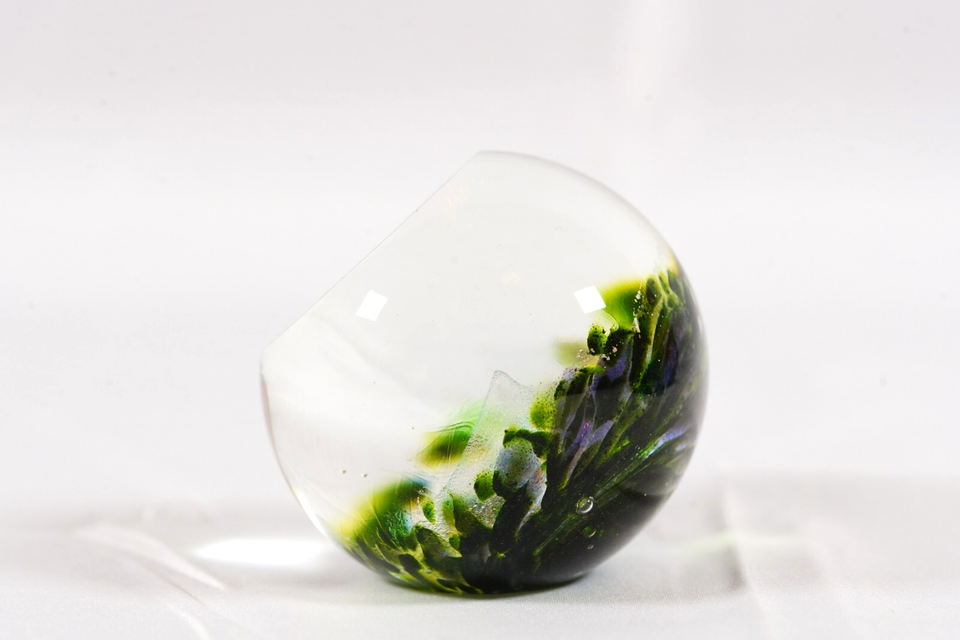 Glass Eye Studio Paperweight Spiral Galaxy Paper Weight Art Glass GES ...