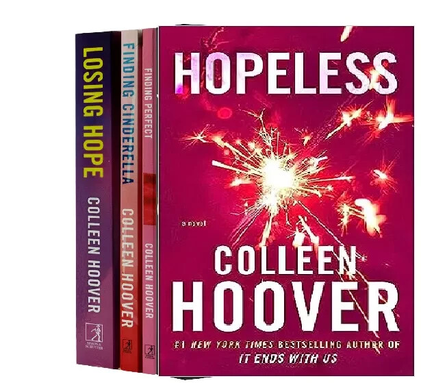 4 Book Set Hopeless Series By Colleen Hoover english Paperback 📝 | eBay