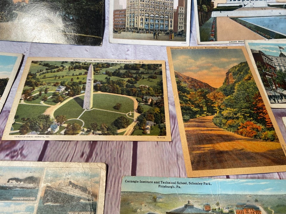 Antique 1920s Postcards Lot of 14 Landmarks Landscapes Buildings Great ...