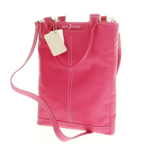 Bonjapone Shrink Leather Tote Bag Shocking Pink Used/Unused From Japan ...