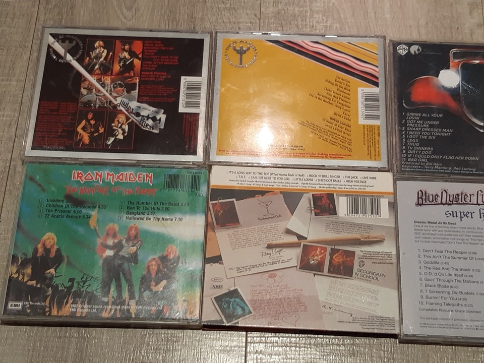 Job Lot 7 x CDs Classic Rock Albums, All Good Condition | eBay UK