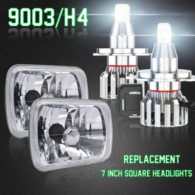 For Chevy Express 1500 2500 3500 Astro Cargo Van 5x7 7x6 LED Headlight ...