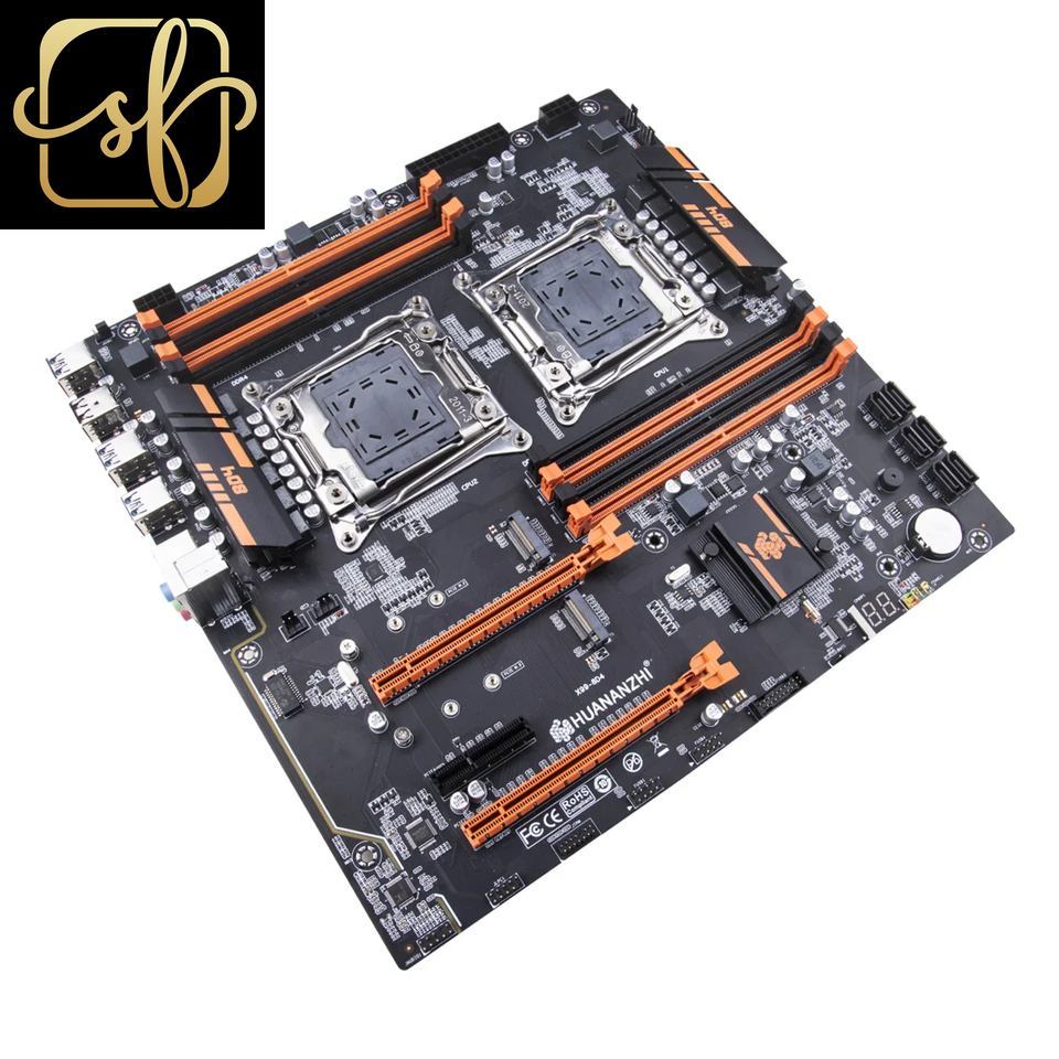 X99 8D4 Motherboard Dual CPU Set with E5 2680 V4 Processor LGA 2011-3 4 ...
