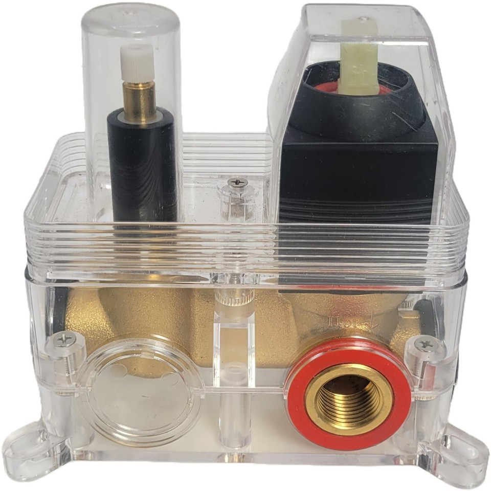 Embather Bathroom Shower Faucet Rough In Valve SS Stainless Steel 4-Way ...