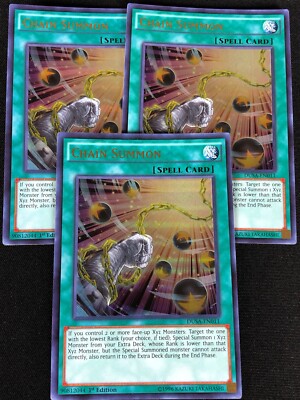 YUGIOH CHAIN SUMMON DUSA-EN011 1ST ULTRA X3 (NM) | eBay
