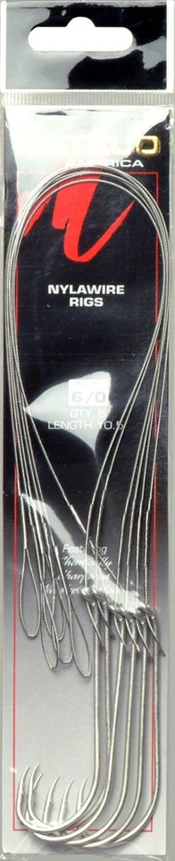 Eight (8) Packs Matzuo MH-NW-6/0 Nylawire Fishing Rigs 10.5" 6/Pack | eBay
