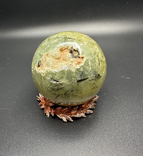 Green Prehnite Crystal Sphere With Inclusions Free Shipping | eBay