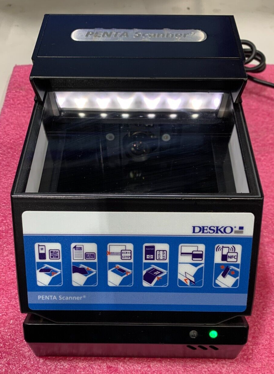 DESKO PENTA SCANNER FOR PASSPORT/ID/DOCUMENT SCANNING 3001646.0 - NO ...