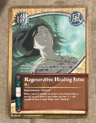 Naruto Collectible Card Game Regenerative Healing Jutsu | eBay