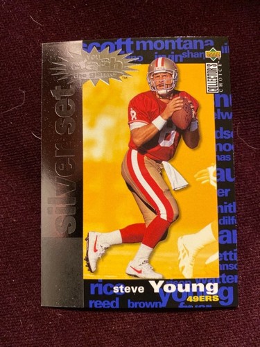 1995 Upper Deck You Crash The Game Silver #C5 49ers Steve Young ...