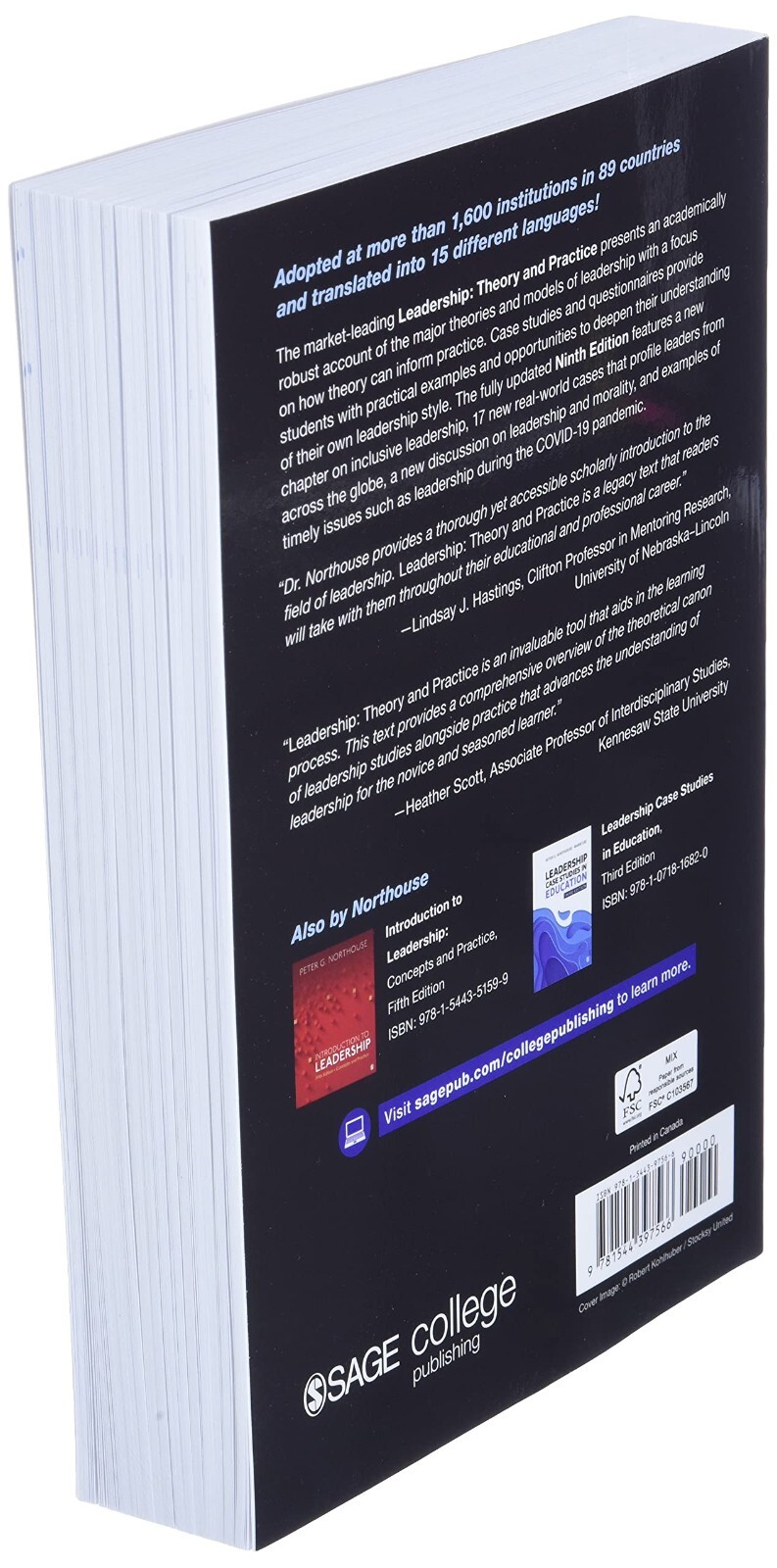 Leadership : Theory and Practice by Peter G. Northouse (2021, Trade ...