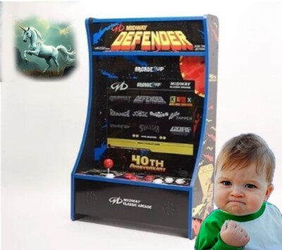 Arcade1UP Defender Partycade Williams Arcade Cabinet 10 Games in 1 ...