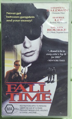 Fall Time Vhs Home 1995 Mickey Rourke Watched Works Great. | eBay Australia