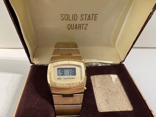 Quartzmatic Solid State One of the first LCD Quartz Watch | eBay