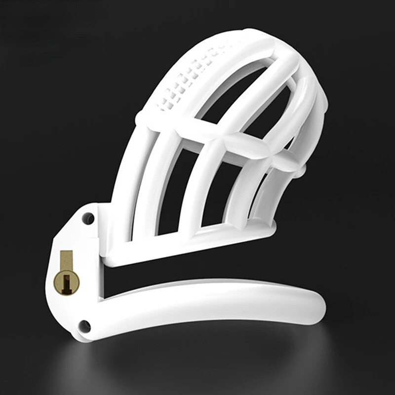 New Design Hollow Sissy Male Chastity Cage Restraint Cage With 4Rings ...