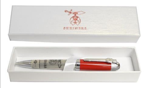 Beautiful Shriner's Ball Point Pen with Gift Box Freemasons Elegant Pen ...
