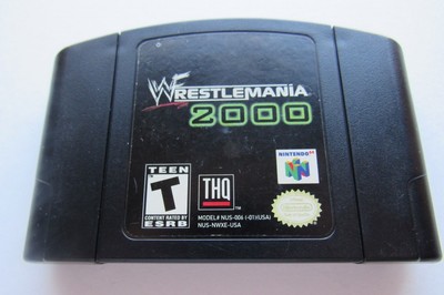 WWF WrestleMania 2000 Nintendo 64 N64 Authentic Retro Wrestling Game ...