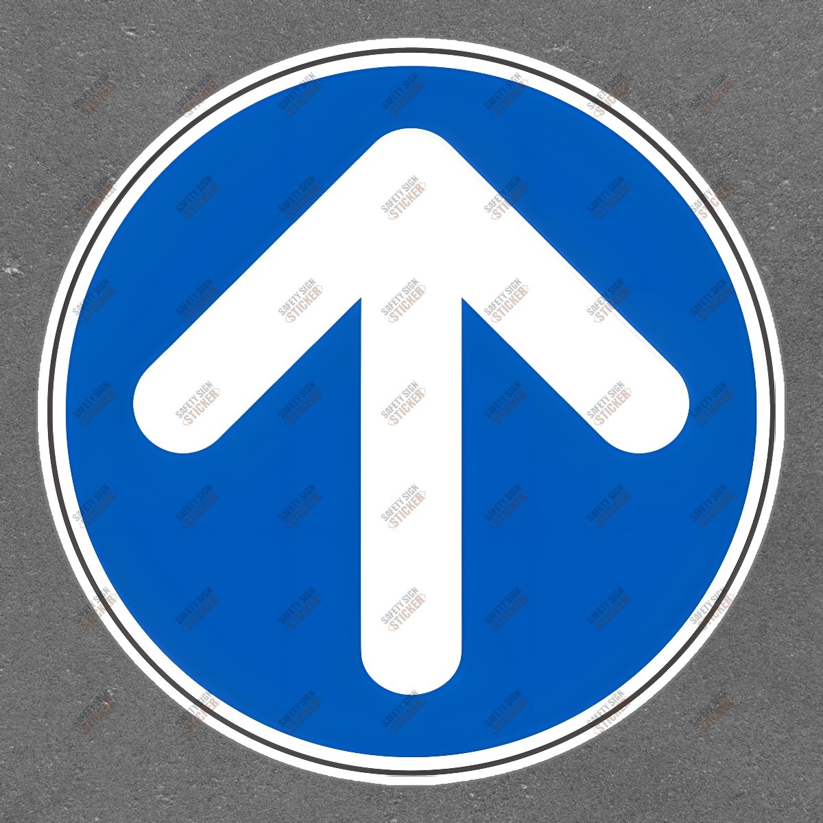 Safety Direction Sign Sticker OSHA Compliant Workplace Safety #327224 ...