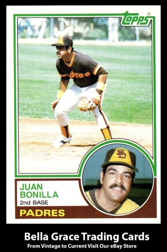 1983 Topps Juan Bonilla #563 San Diego Padres MLB Baseball | eBay