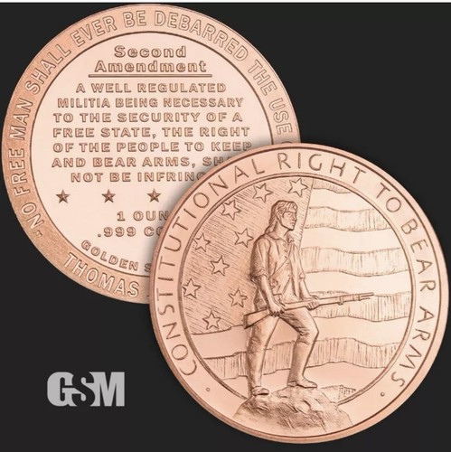 Lot of Ten (10) 1oz Copper Rounds (Random Designs/Mints)-Secondary ...