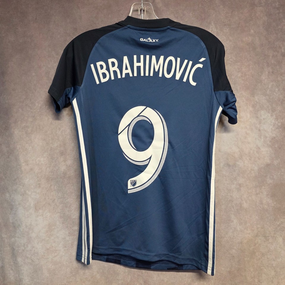 NWT 2019 Adidas LA Galaxy Zlatan Ibrahimovic 9 Soccer Blue Jersey ...