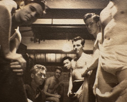 LOCKER ROOM COLLEGE Men DROP Trou UNDERWEAR BULGE Party vtg 1930's GAY ...