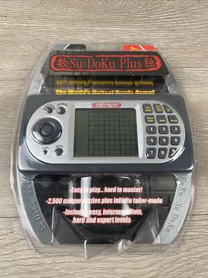 SuDoku Plus Handheld Electronic Game 3 Levels Model CL-20 New/Sealed | eBay