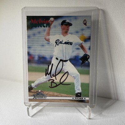 Melvin Bunch Seattle Mariners Tacoma Rainiers Auto Signed Card 1999 ...