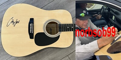 GEORGE STRAIT SIGNED AUTOGRAPH ACOUSTIC GUITAR w/EXACT VIDEO PROOF ...