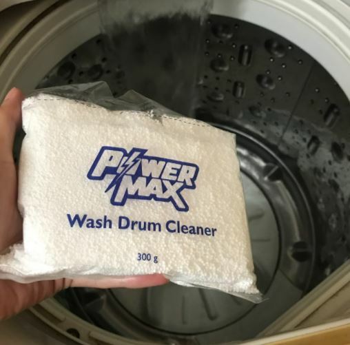 PowerMax Washing Machine Cleaner 2 x 300 gram Cleans Front Top Washer ...