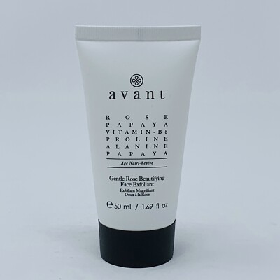 Avant Gentle Rose Beautifying Face Exfoliant 1.69 oz / 50 ml New Sealed ...