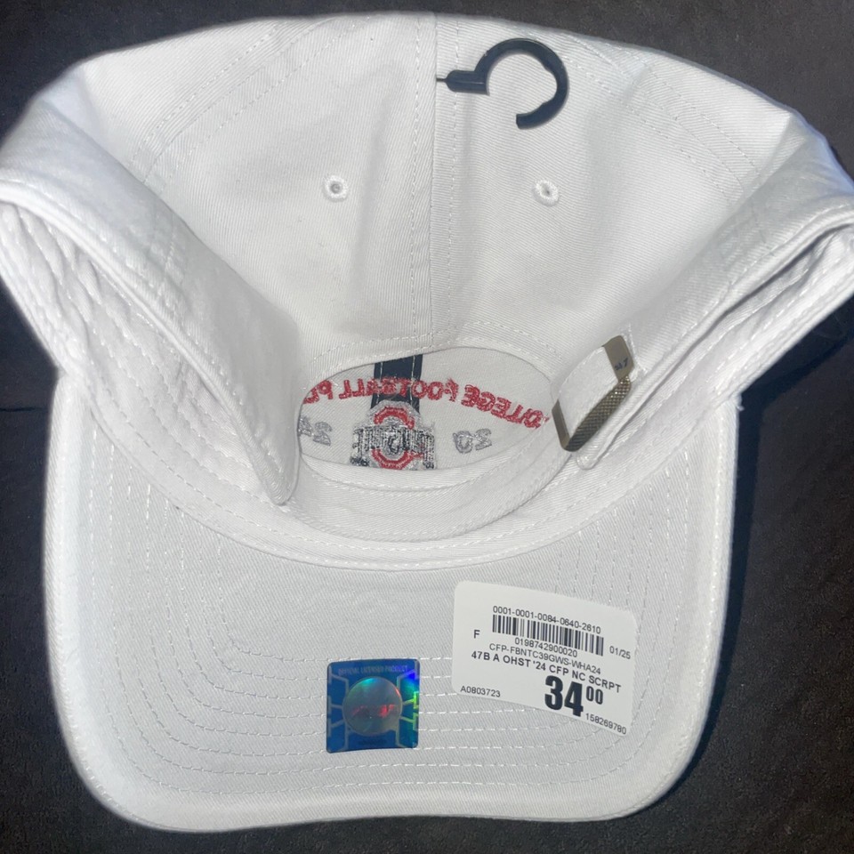 OSU Ohio State Buckeyes 2024 National Champions White Hat Playoff ...