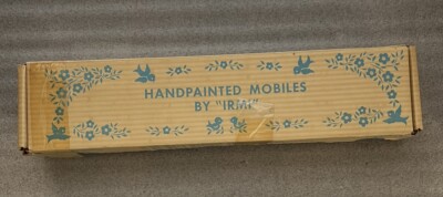Vintage 1970's Hand Painted Original by IRMI Musical Angel Crib Model ...