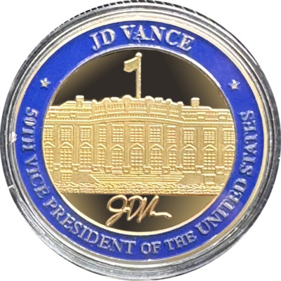BL7-004 Donald J. Trump's Vice President JD Vance Challenge Coin J.D ...