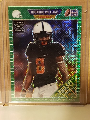 Rodarius Williams 2021 Pro Set Rookie Green Mojo Card #3/10 New York ...