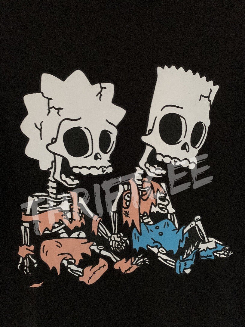 Bart Simpson Skull Tattoo