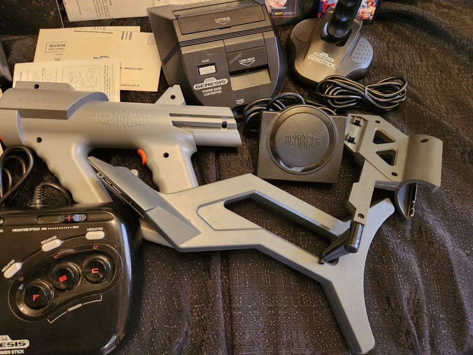 Sega Genesis Lot Menacer Wireless Controllers Arcade Stick *Parts Only ...