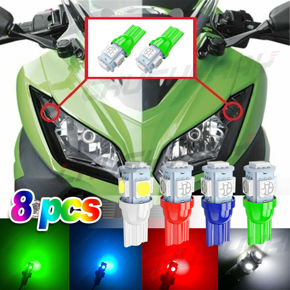 For Yamaha FZ09 MT09 LED Headlight Plug and Play Pilot Park Lights 2014 ...