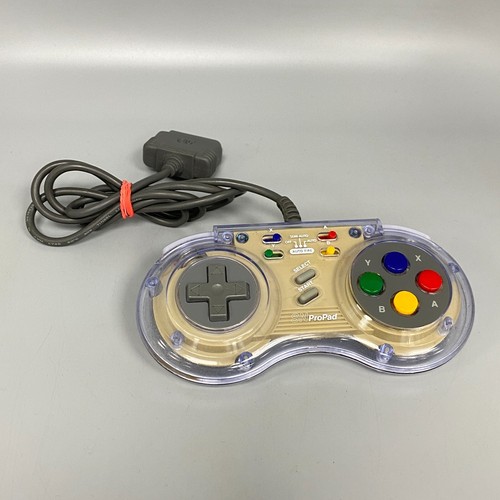 SUPER NINTENDO SNES PRO PAD CONTROLLER RETRO VINTAGE VIDEO GAMES ...
