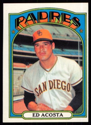 1972 Topps Ed Acosta San Diego Padres #123 | eBay