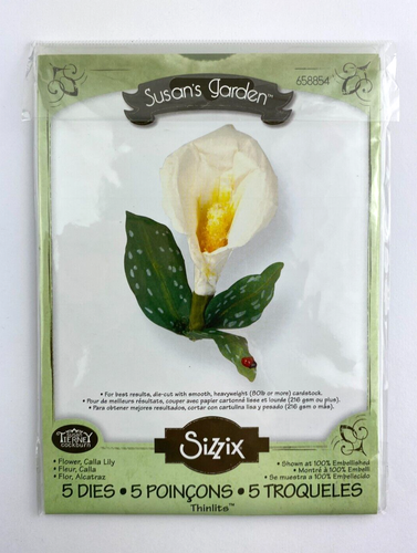 Sizzix Thinlits FLOWER, CALLA LILY Susan's Garden 5 Dies | eBay