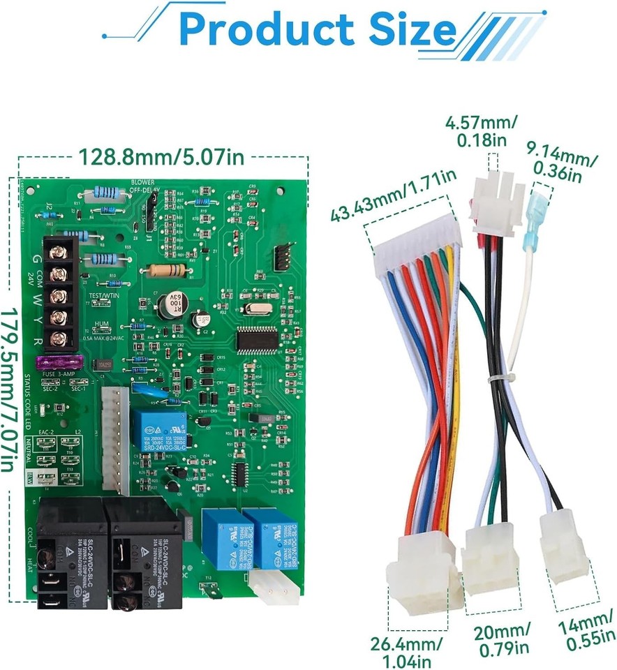 Furnace Control Board Module Compatible w/ Carrier - Read for Wide ...