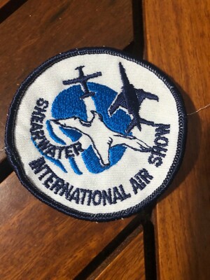 SHEARWATER INTERNATIONAL AIR SHOW SEW ON ROUND PATCH 3” | eBay
